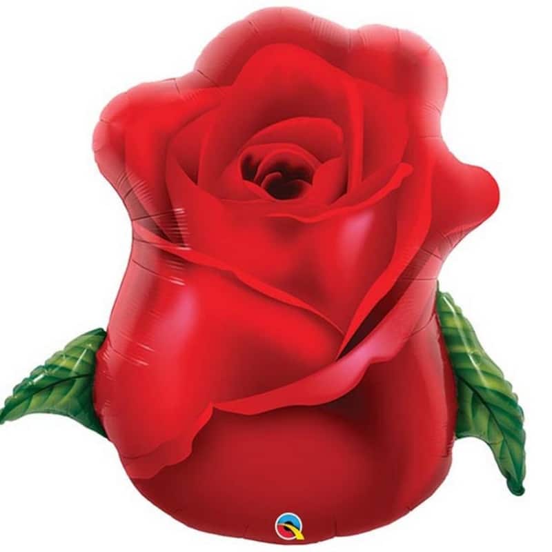 Foliopallo ruusu 84 cm | Muovi ja Lelu